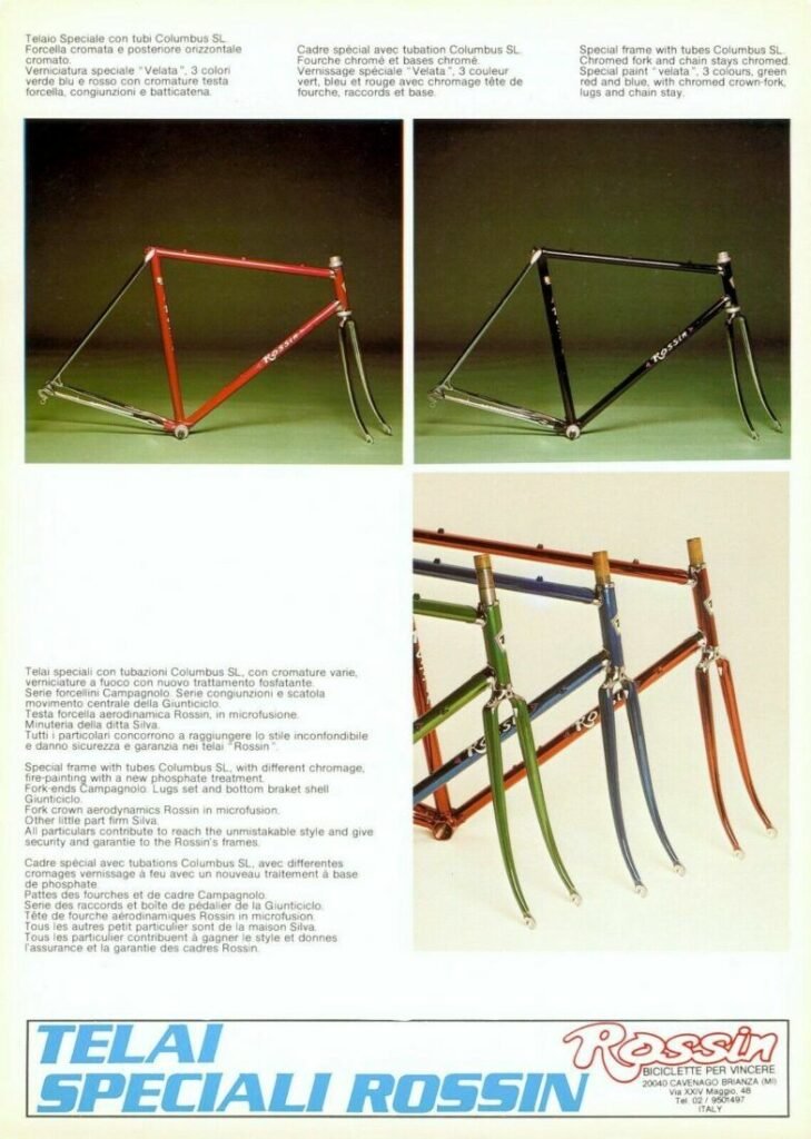 Restored Rossin Road Bike Frameset - Cicli Berlinetta